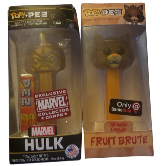 PEZ | Other | Marvel Hulk And Monster Cereals Dispenser Set | Poshmark